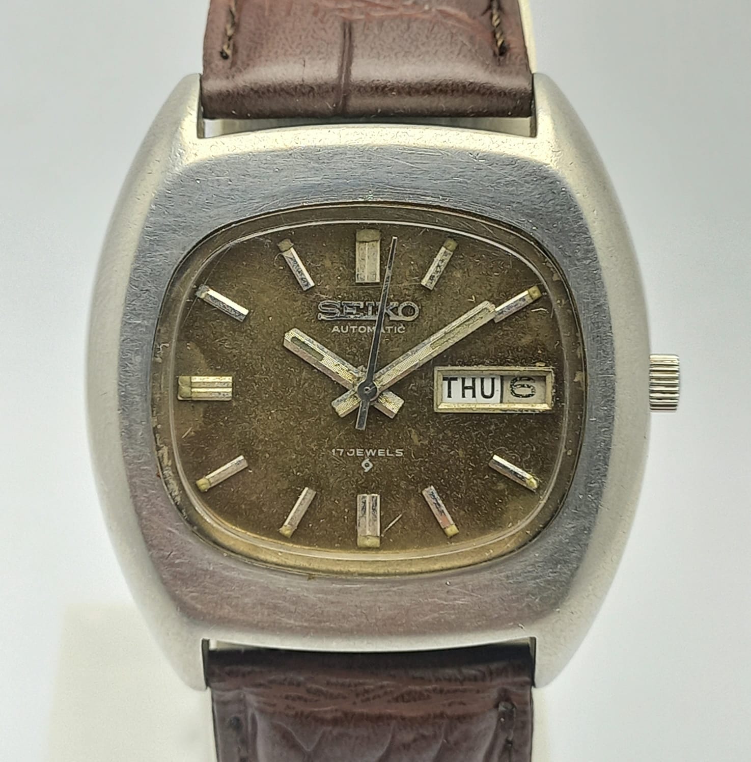 Seiko 6309-5020 Automatic Day/Date Vintage Men's Watch