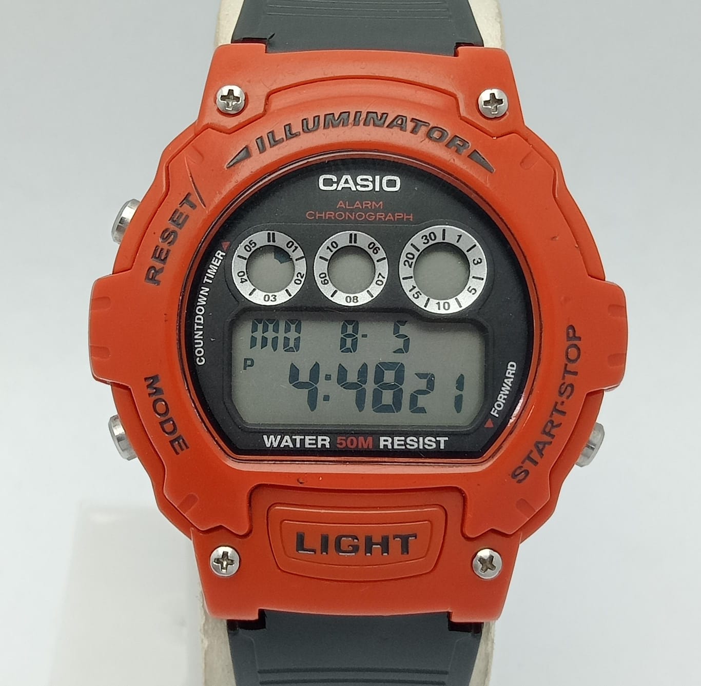 Casio Illuminator 3225 Quartz W-214HC Digital Vintage Men’s Watch ...