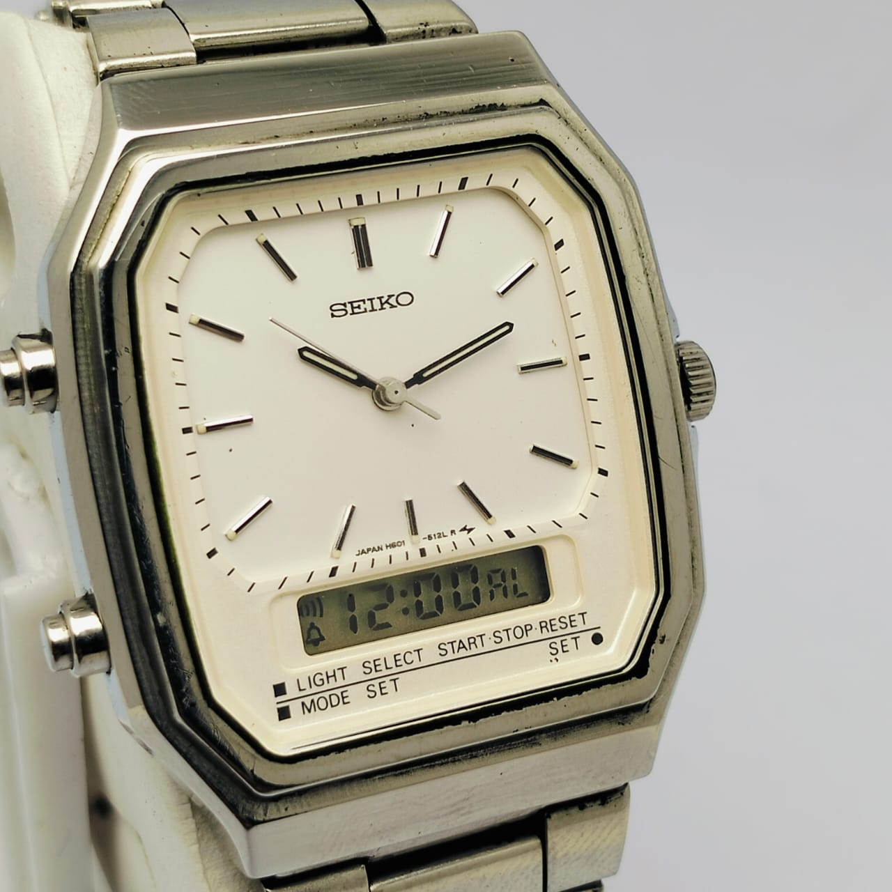 Seiko H601-5070 Ana-Digi Alarm Chrono Quartz Vintage Men's Watch SFN503MOH7