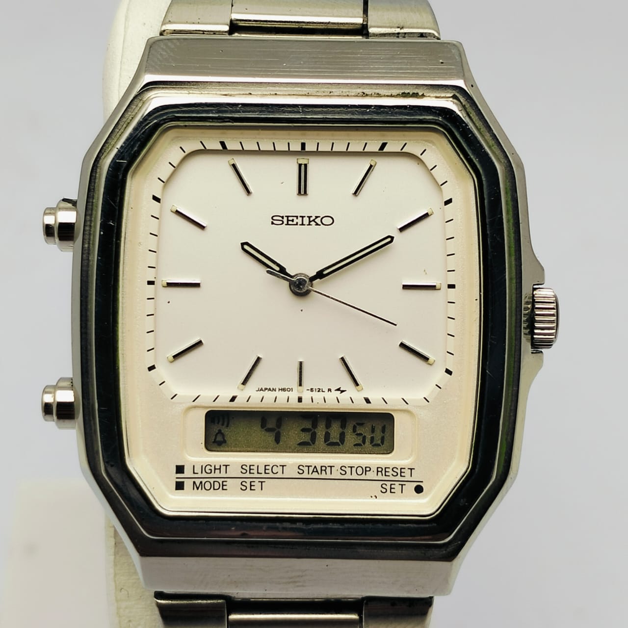 Seiko H601-5070 Ana-Digi Alarm Chrono Quartz Vintage Men's Watch SFN503MOH7