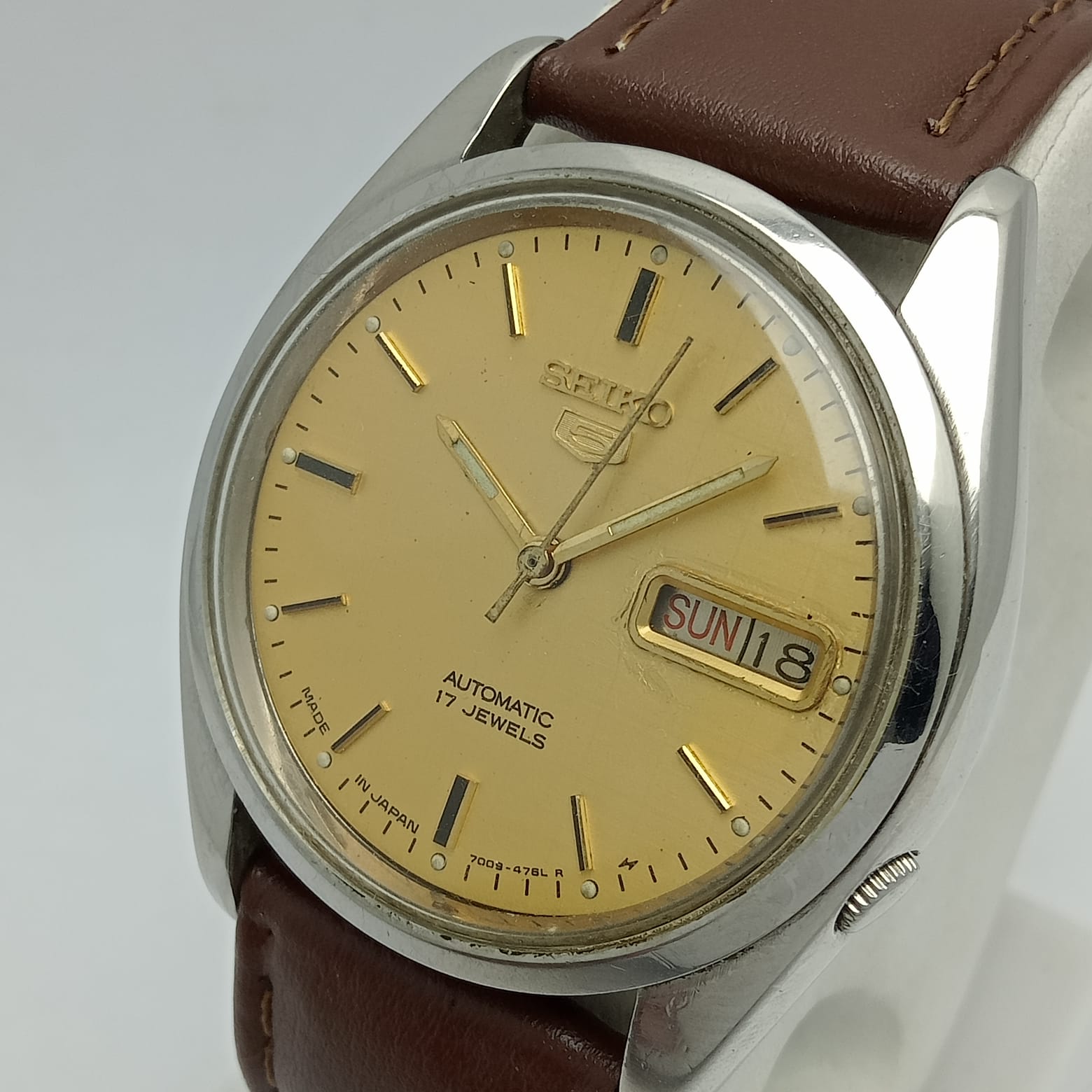Seiko 5 Automatic 7009-3040 Day/Date Vintage Men's Watch YOU265ARL3