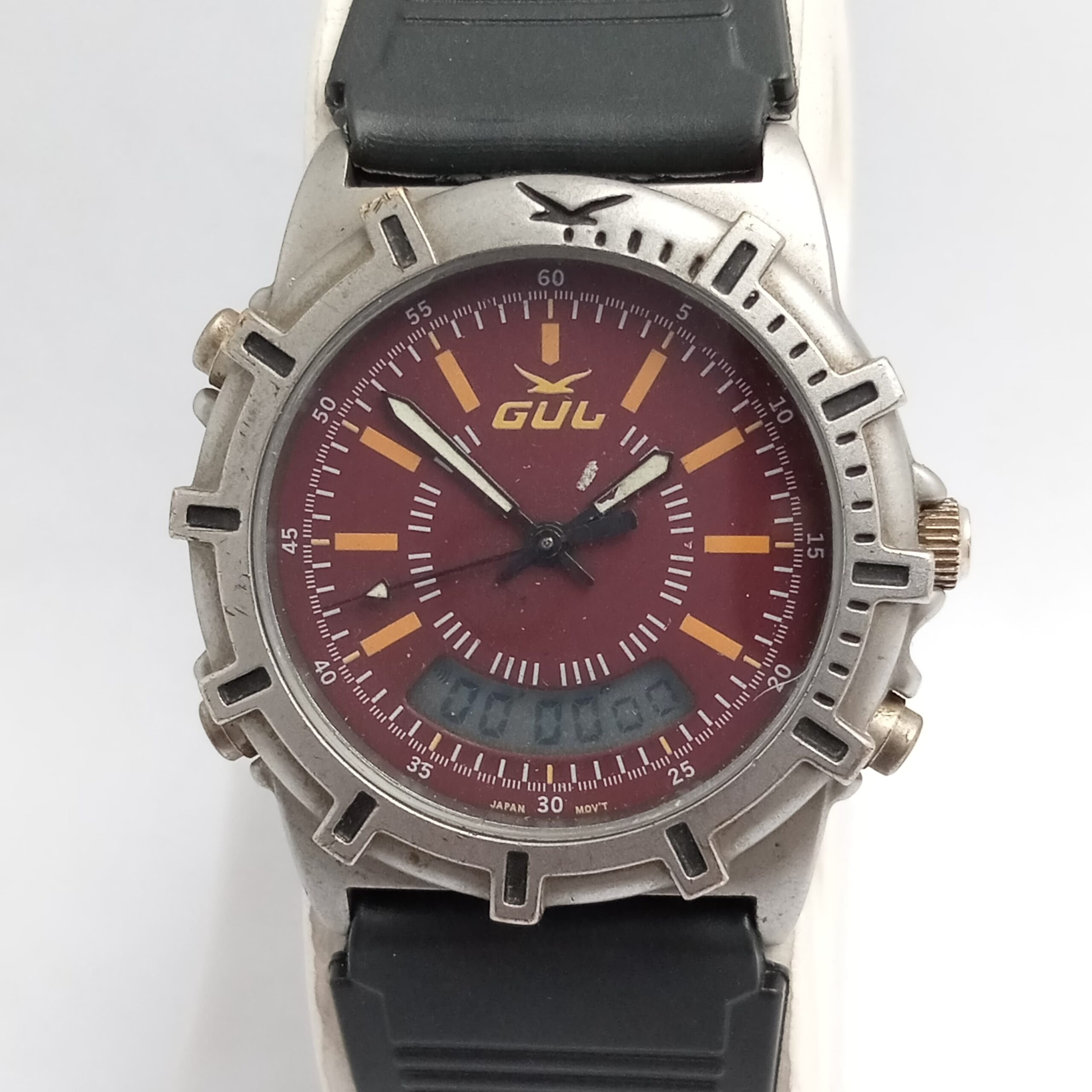 GUL Quartz Alarm Chronograph Ana/Digi Vintage Men’s Watch IMK128MUB3