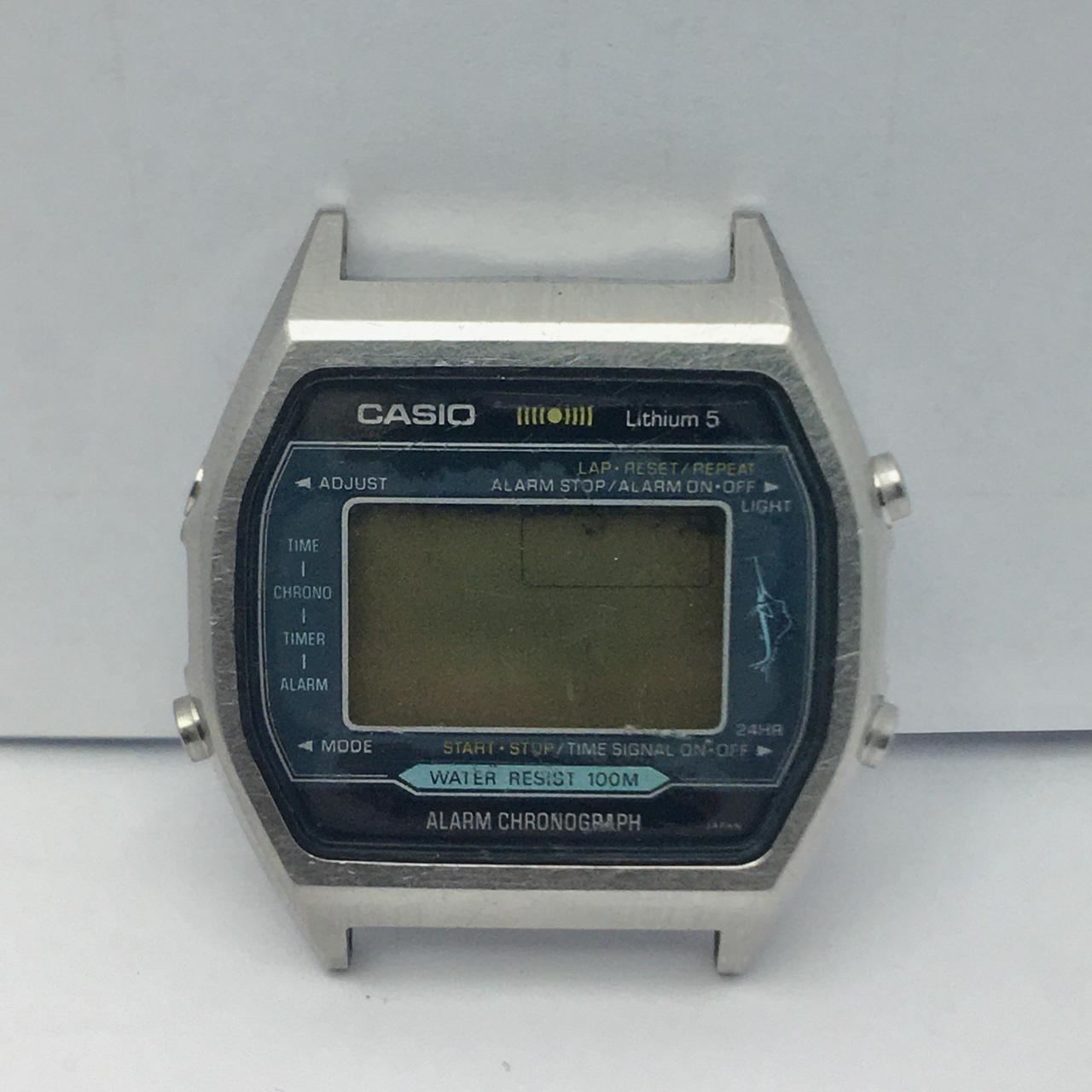 Casio Lithium 5 Marlin H101 Module 106 Alarm Chronograoh Watch For Parts MUR844AZB5